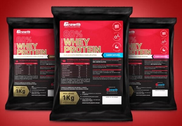 Whey Protein Concentrado Growth Supplements - REVIEW